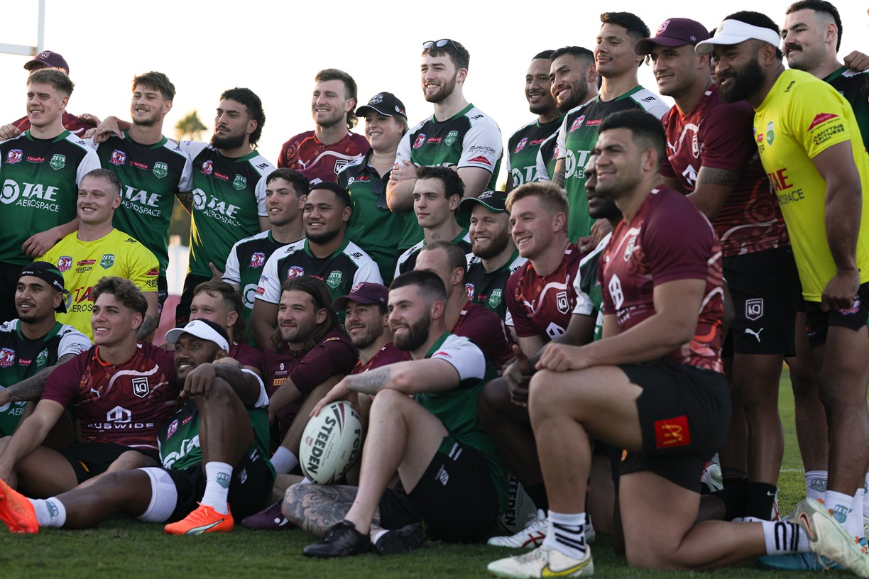 In pictures: Maroons don Indigenous training jersey | QRL