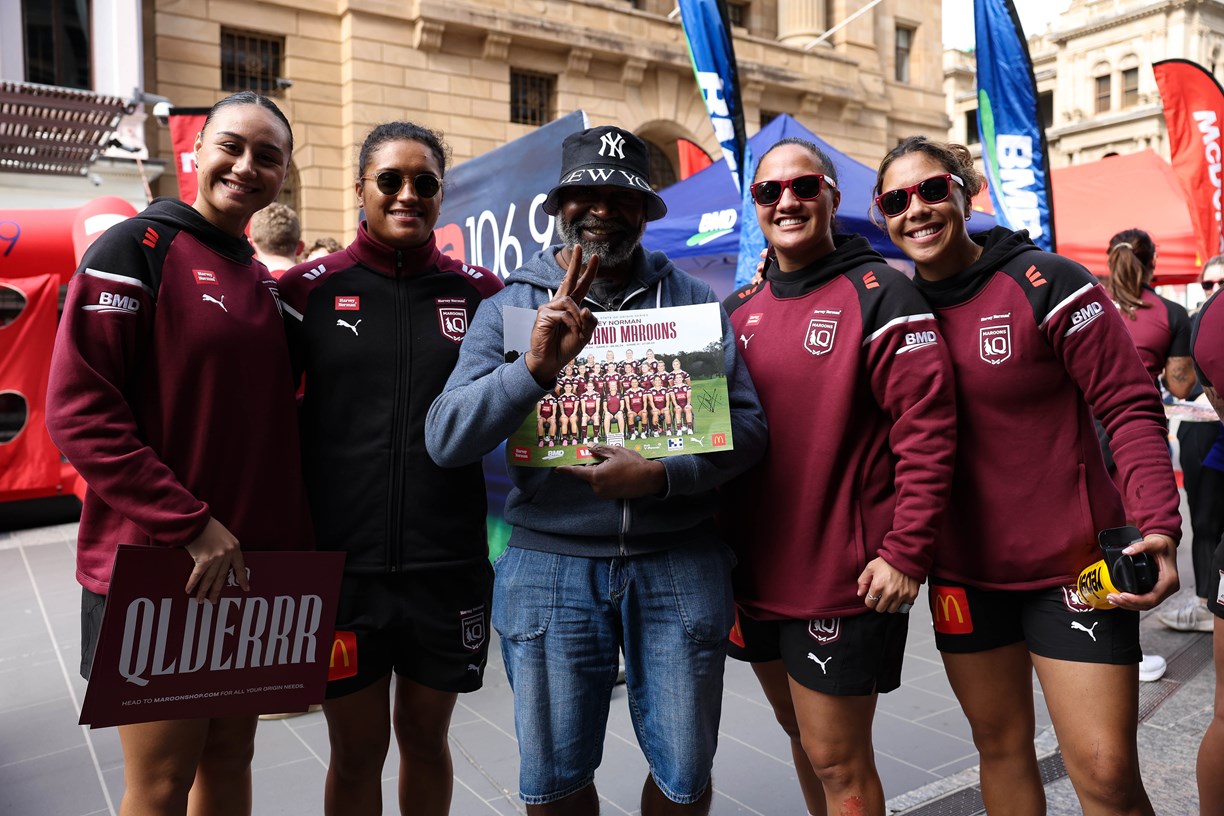 In pictures: Harvey Norman Queensland Maroons fan fest | QRL