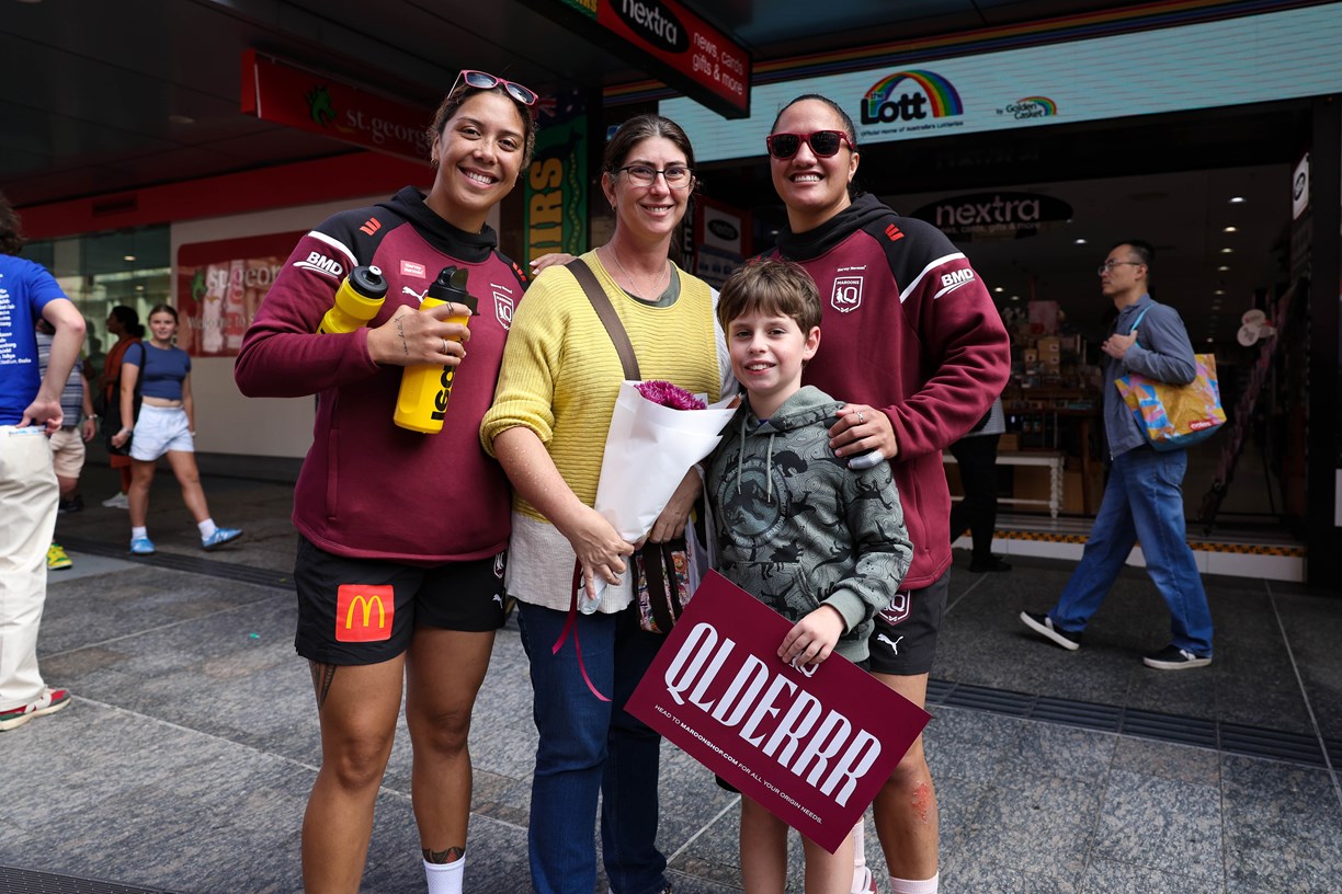 In pictures: Harvey Norman Queensland Maroons fan fest | QRL