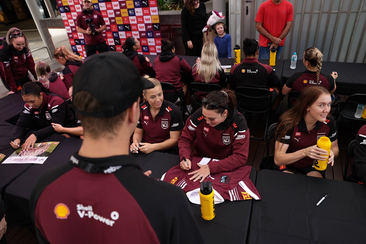 In pictures: Harvey Norman Queensland Maroons fan fest | QRL