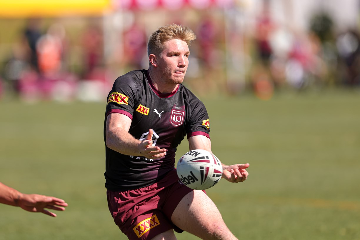 In pictures: Working hard and having fun at Maroons training | QRL