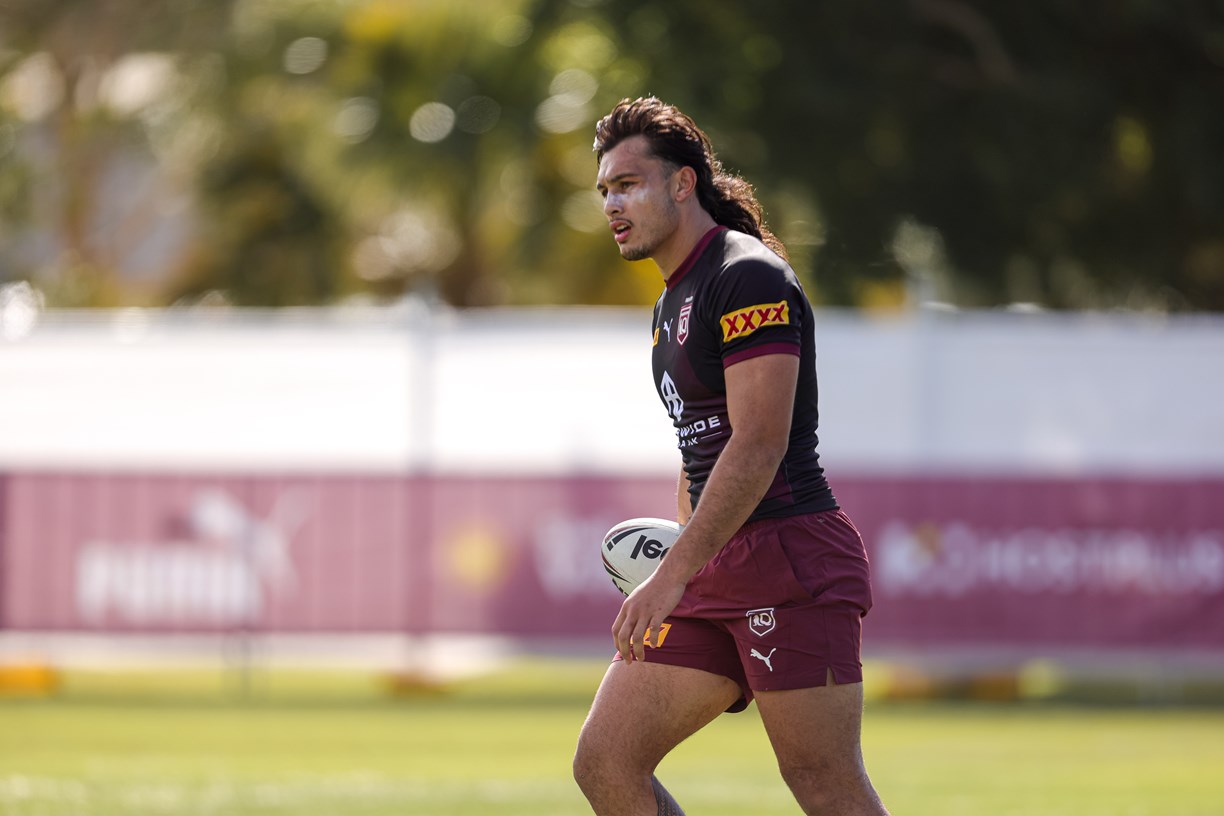 In pictures: Working hard and having fun at Maroons training | QRL