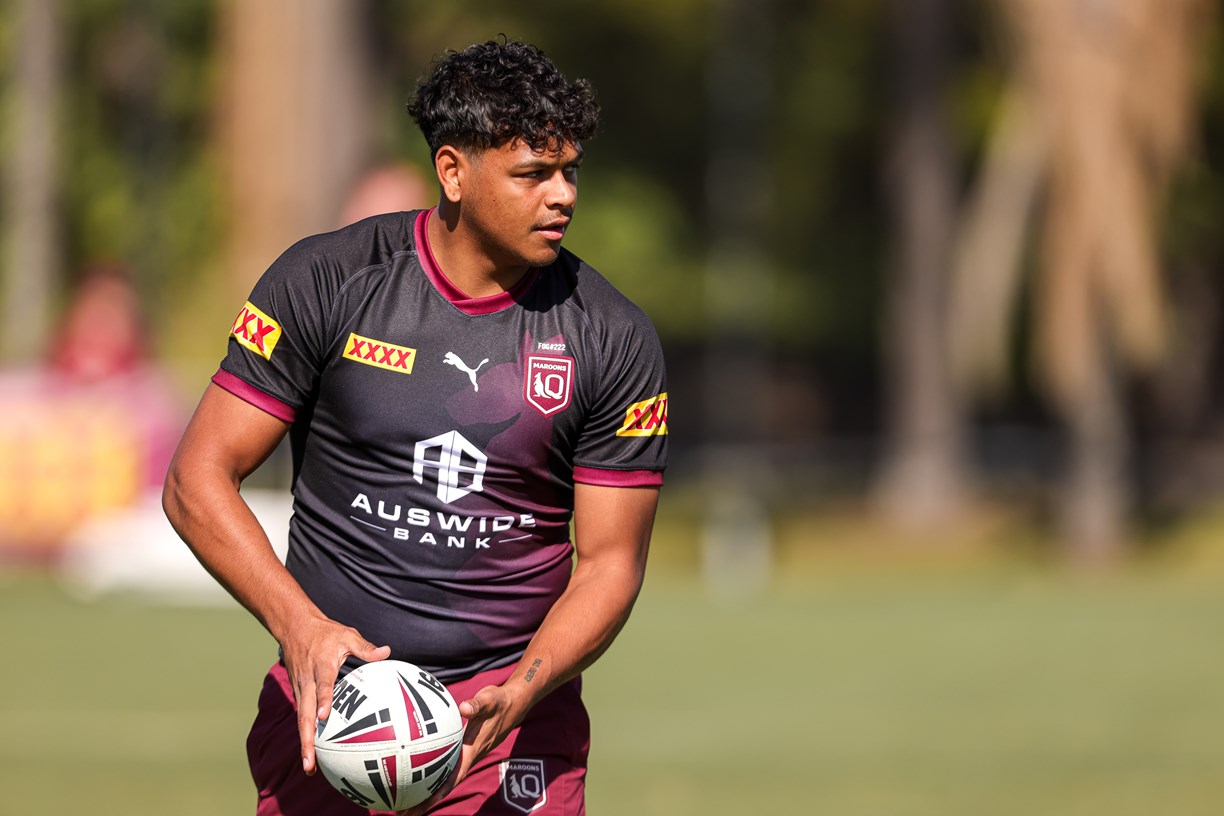 In pictures: Working hard and having fun at Maroons training | QRL