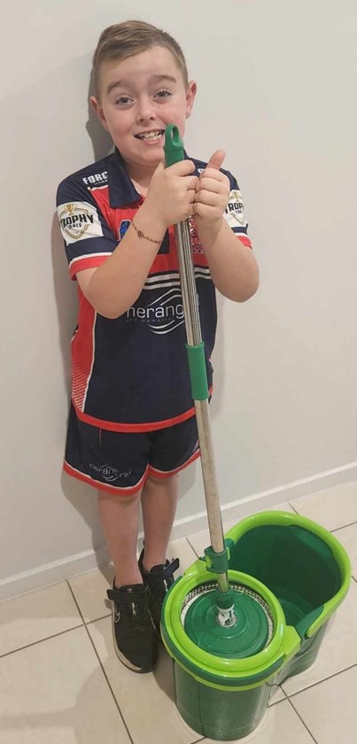 Mini Maroons: Young Hudson can't get enough from helping out | QRL