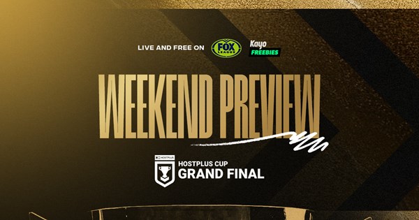 Grand Final: Weekend Preview - Hostplus Cup | QRL