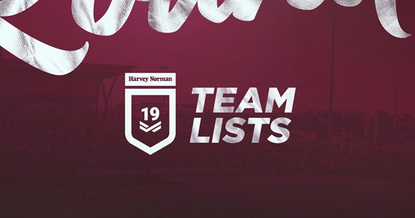 Round 4 Harvey Norman Under 19s team lists | QRL