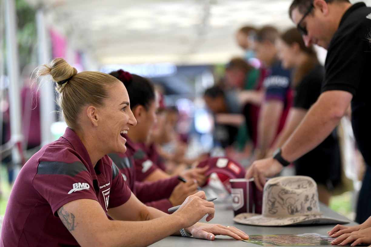 In pictures: Harvey Norman Queensland Maroons fan day | QRL
