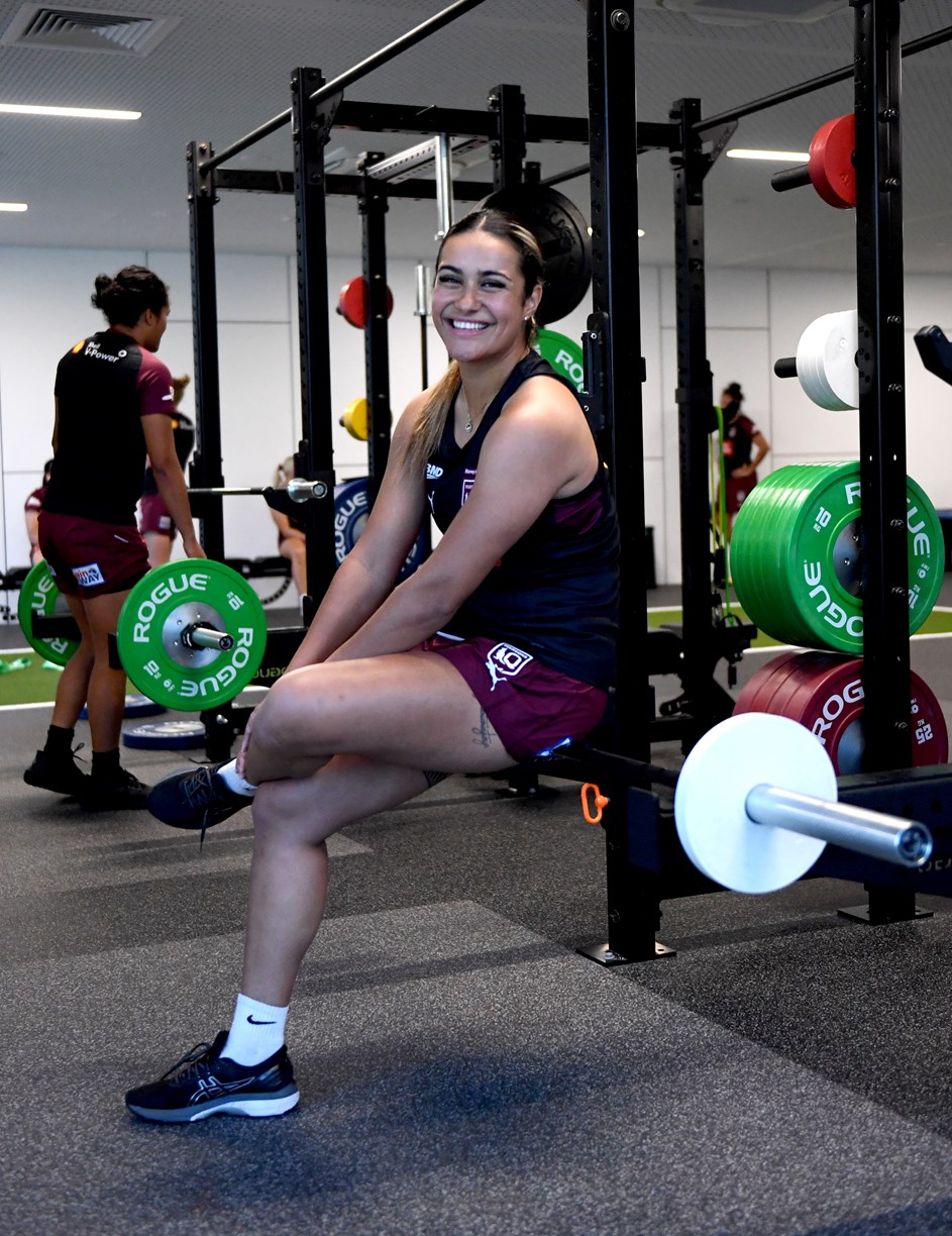 In pictures: Maroons finalise prep in gym and on field | QRL