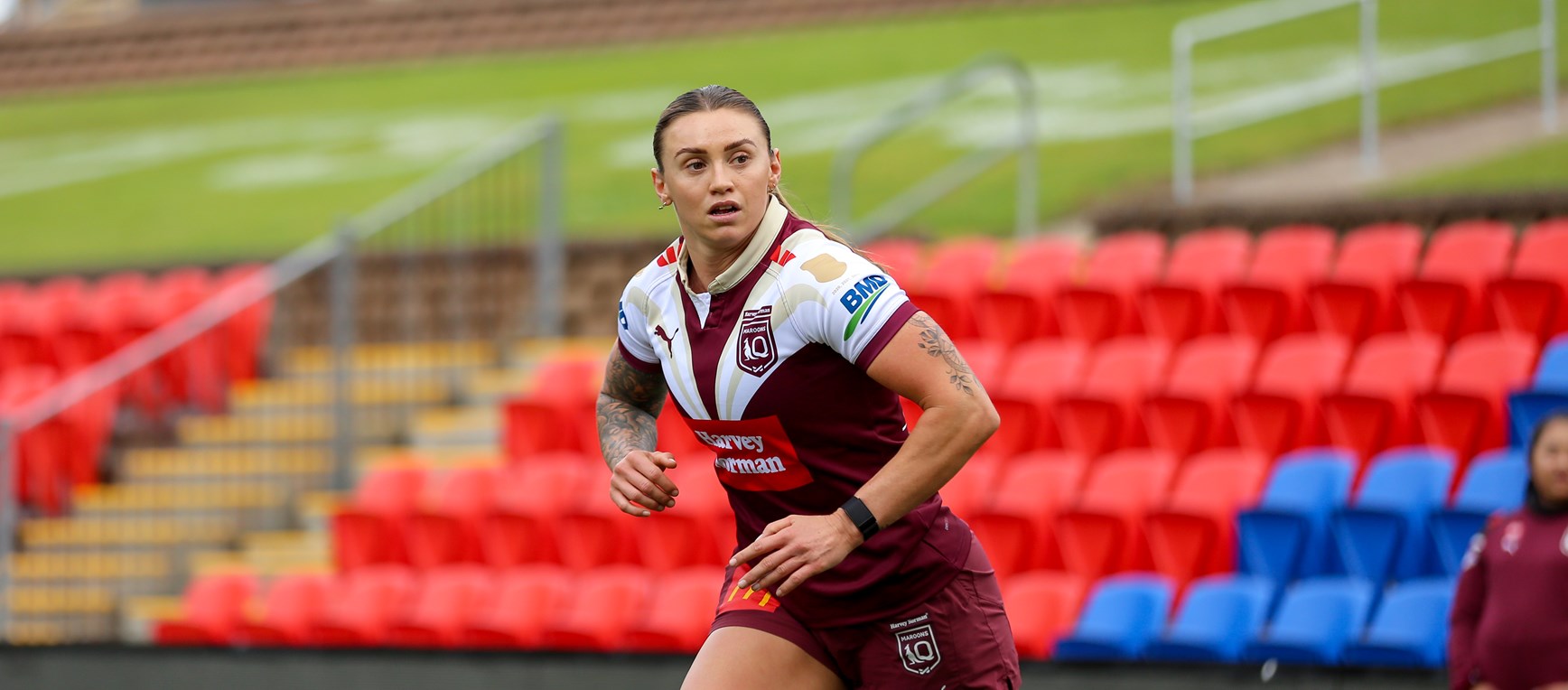 In pictures: Maroons put in finishing touches at captain's run | QRL
