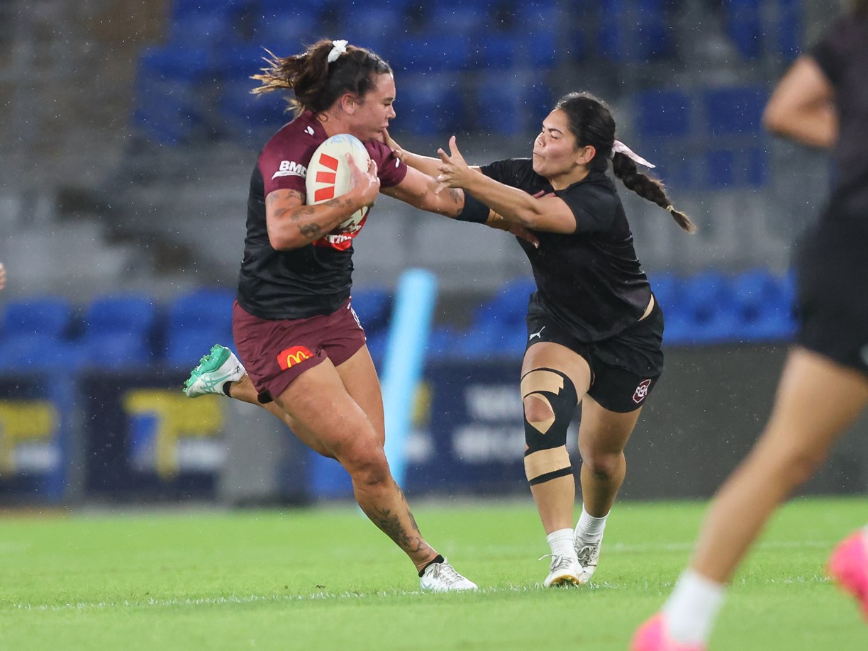 In pictures: Maroons and Emerging Squad opposed session | QRL