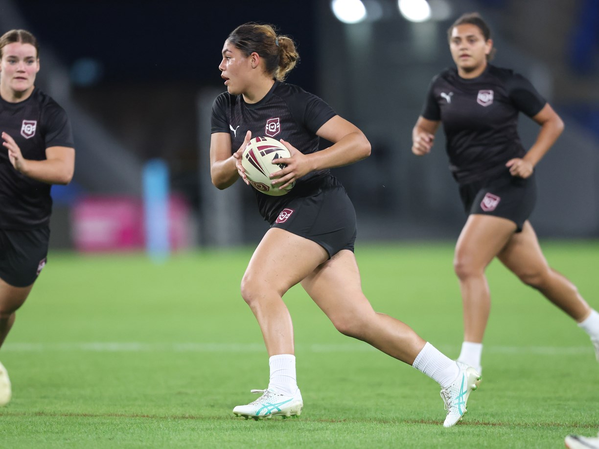 In pictures: Maroons and Emerging Squad opposed session | QRL