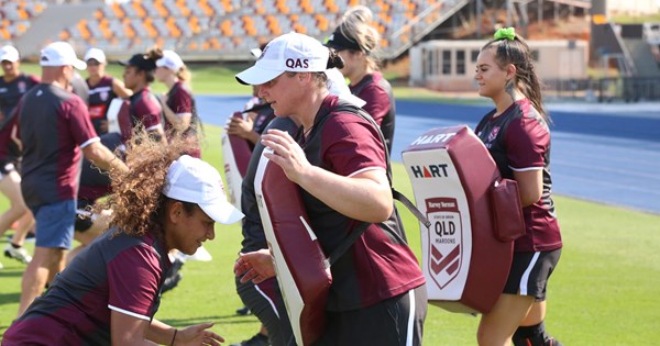 Aspiring Maroons impress in first ever all-in camp | QRL