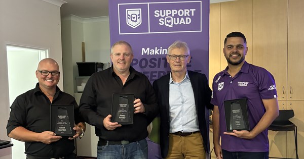 'Made me a better coach': Support Squad award winner Raithby honoured | QRL