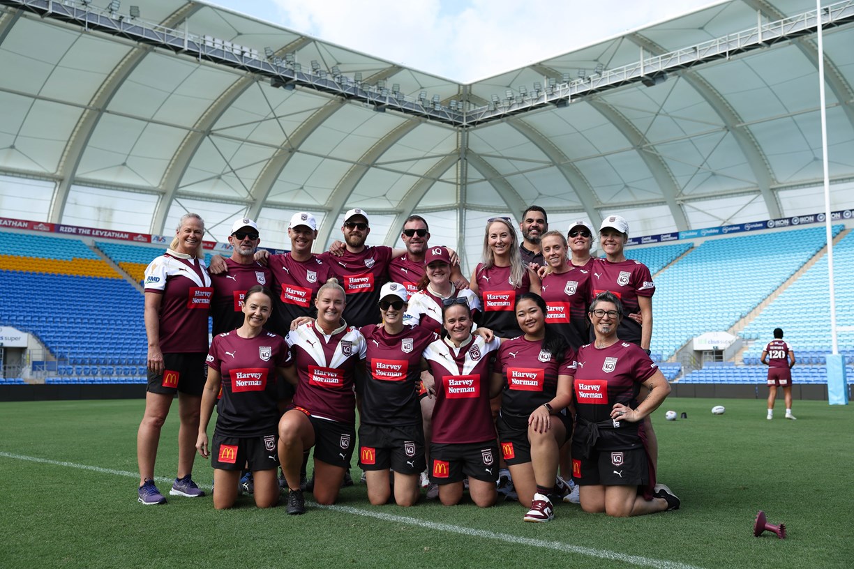 In pictures: Maroons captain's run ahead of Game I | QRL