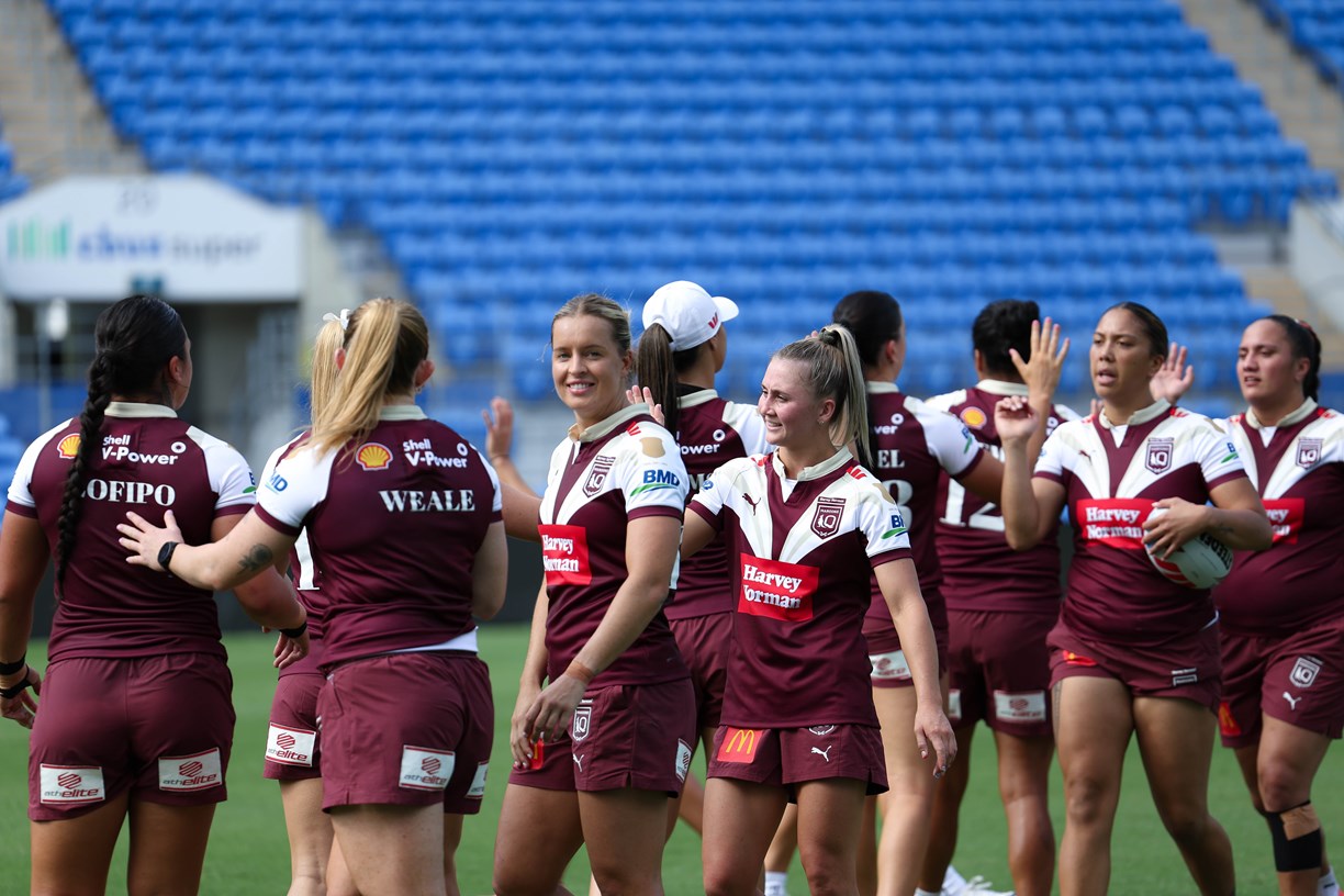 In pictures: Maroons captain's run ahead of Game I | QRL