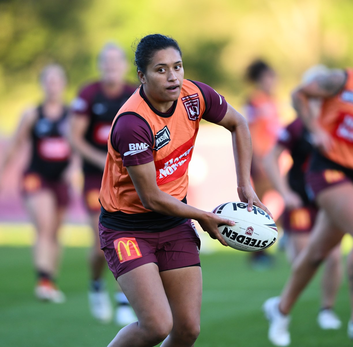 In pictures: Maroons rip in during first field session | QRL