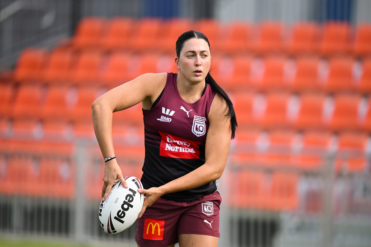 In pictures: Norris puts Maroons to work ahead of Game I | QRL