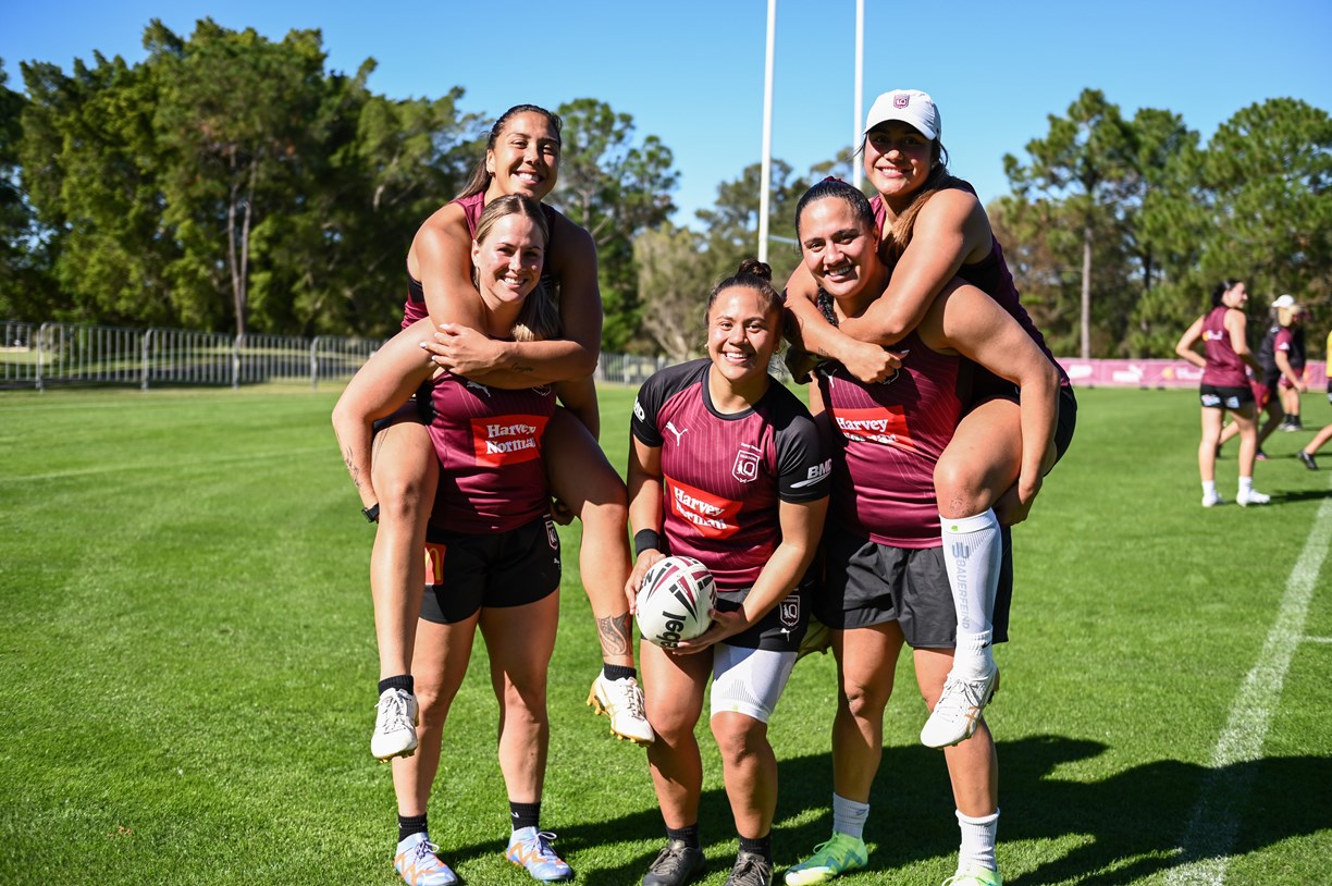 In pictures: Maroons' final session on home turf | QRL