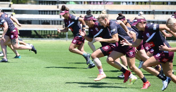 In pictures: Sunny Sunday training for Maroons | QRL