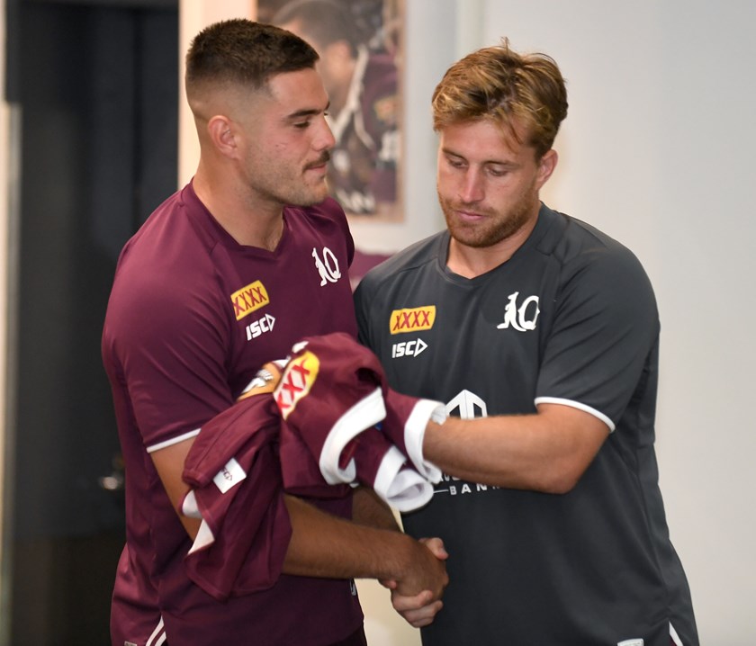 In pictures: Fourteen players presented Maroons debutant jerseys | QRL