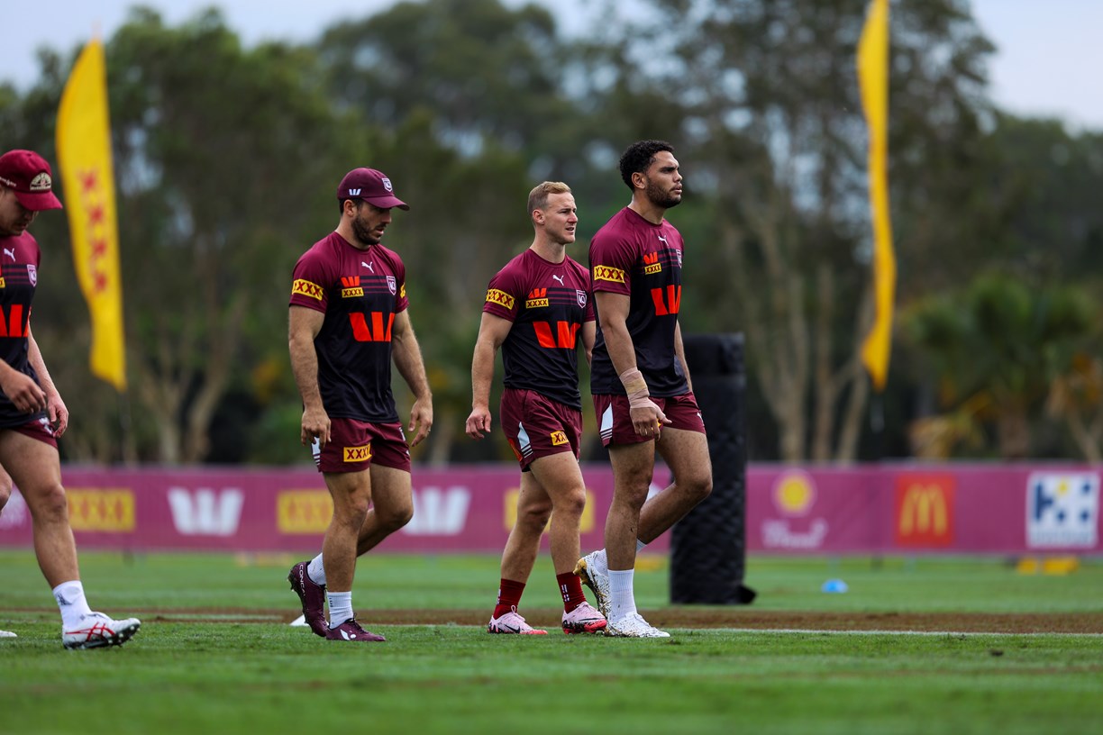 In pictures: Maroons ripping in ahead of Game I | QRL