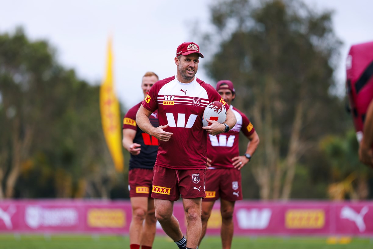 In pictures: Maroons ripping in ahead of Game I | QRL