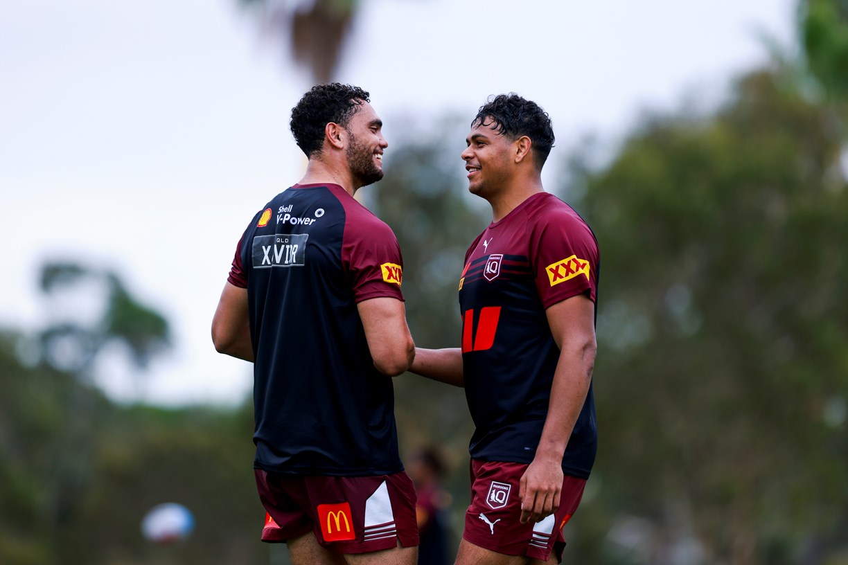 In pictures: Maroons ripping in ahead of Game I | QRL