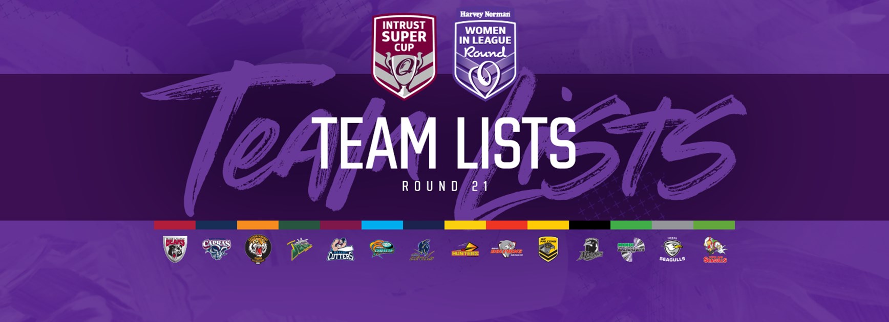 Intrust Super Cup Round 21 team lists | QRL