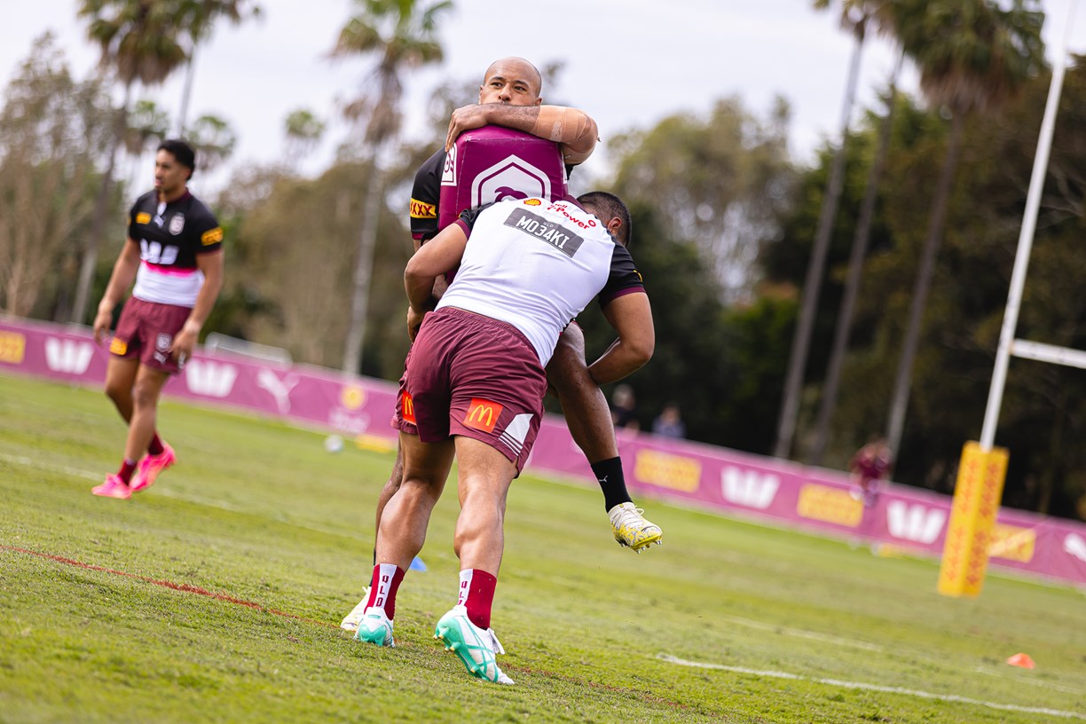 In pictures: Maroons fire at Saturday session | QRL