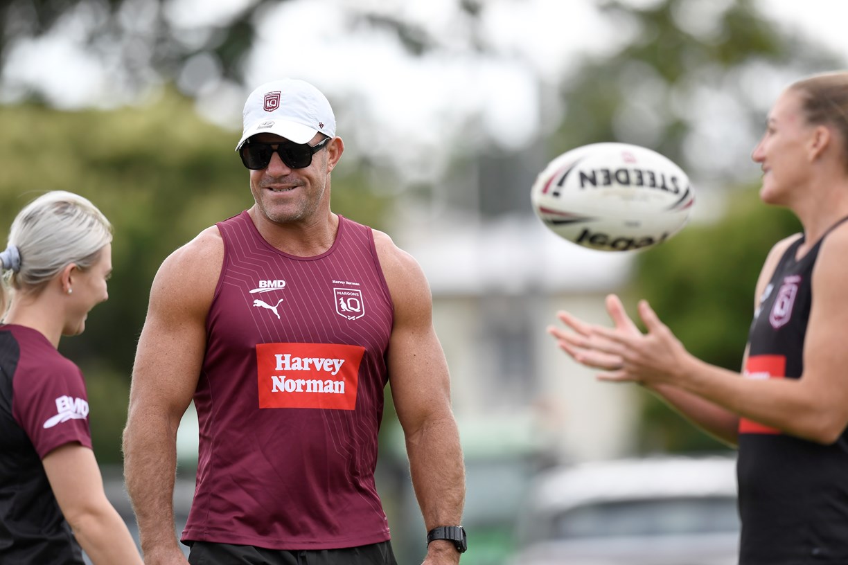 In pictures: Maroons get started in Townsville | QRL