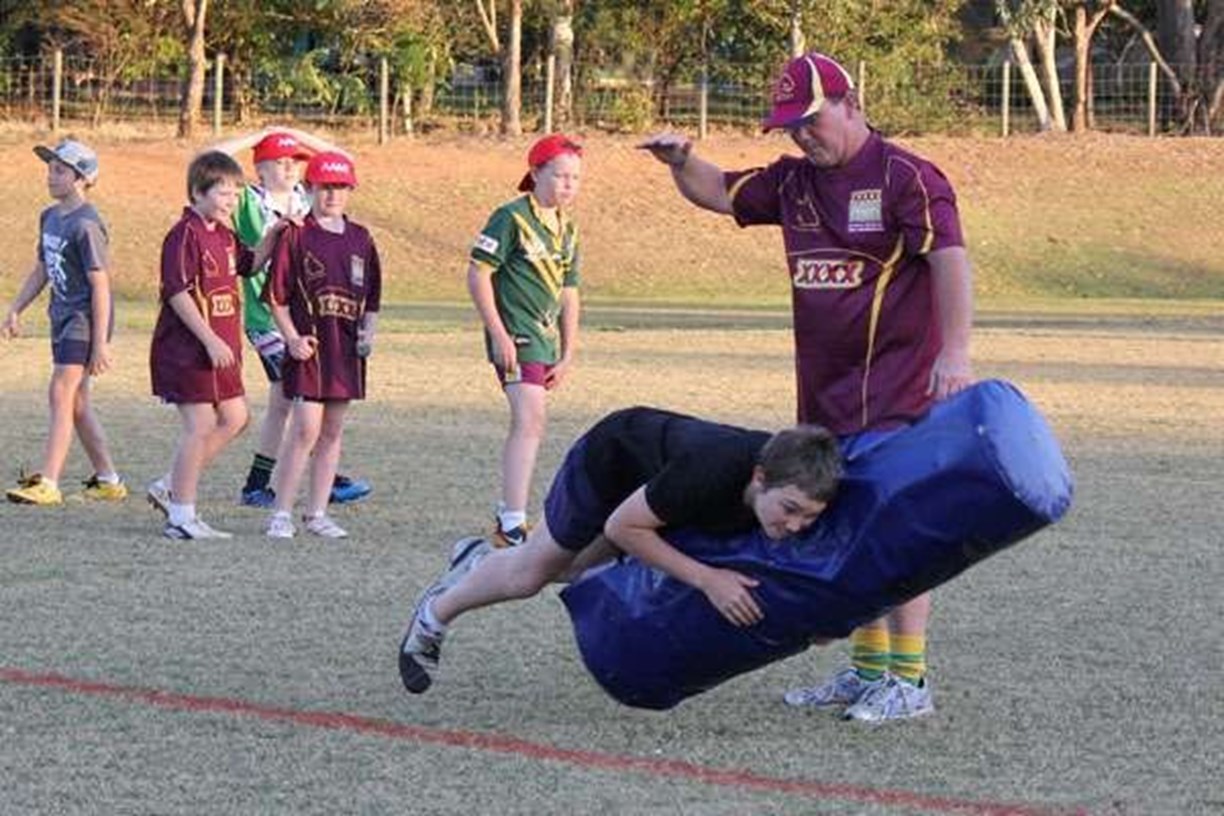 Mal visits Narangba Rangers | QRL