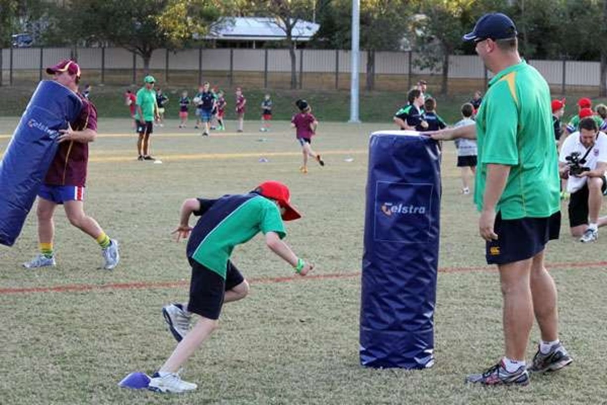 Mal visits Narangba Rangers | QRL
