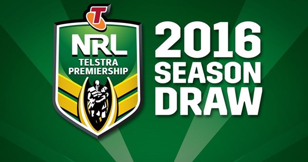 NRL 2016 draw released | QRL