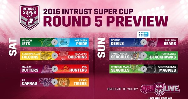 Round 5 Intrust Super Cup preview | QRL