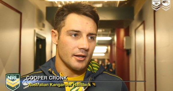 Post game with Cooper Cronk | QRL