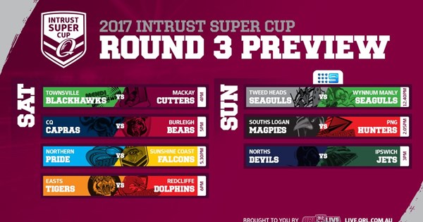Intrust Super Cup Round 3 preview | QRL