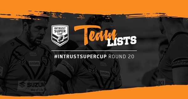 Intrust Super Cup Round 20 teams | QRL