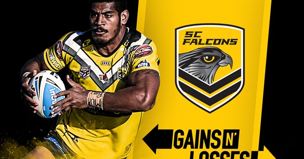 Sunshine Coast Falcons gains and losses | QRL